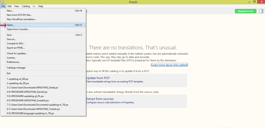 How to Edit the po and mo file using POEditor | WordPress Dating Plugin