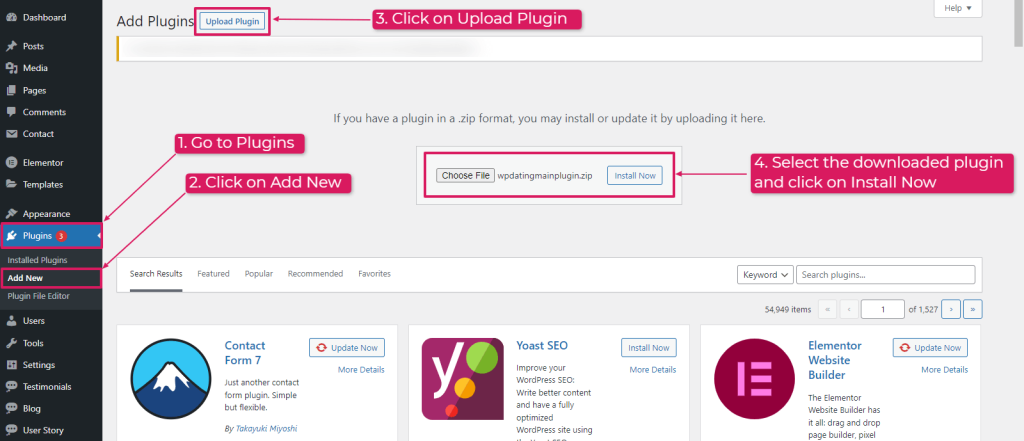 Nikaah Theme Installation Documentation | WordPress Dating Plugin