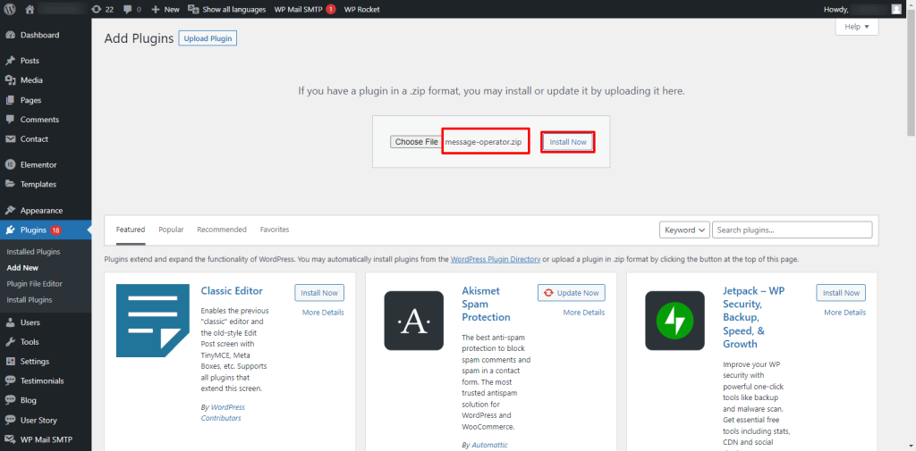 Admin Message Reply Integration | WordPress Dating Plugin